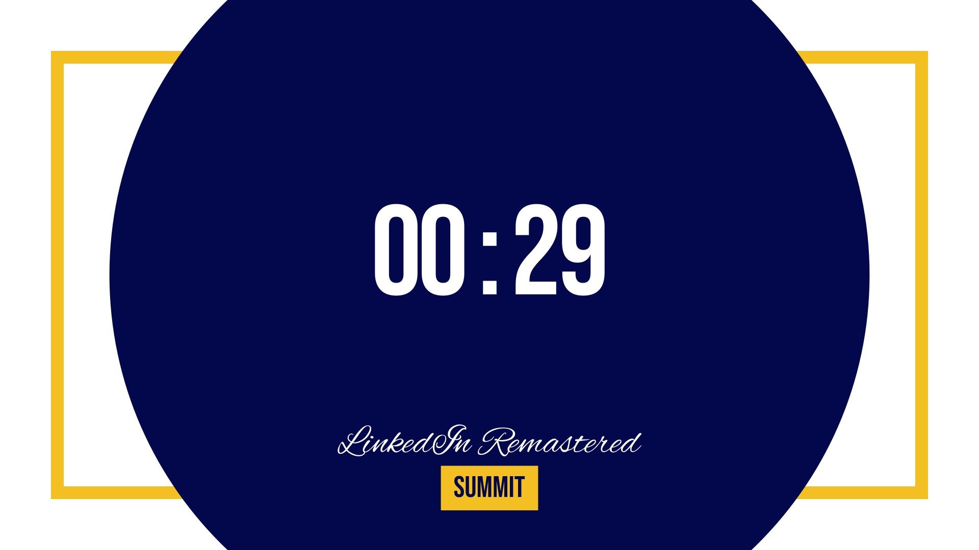 Countdown — LinkedIn Remastered Theme | Wave.video